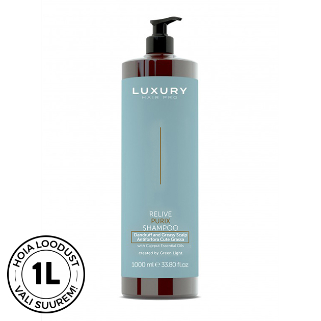 LUXURY HAIR PRO Dandruff & Greasy Scalp Shampoo 1000ml | Hairpro - kõik ...